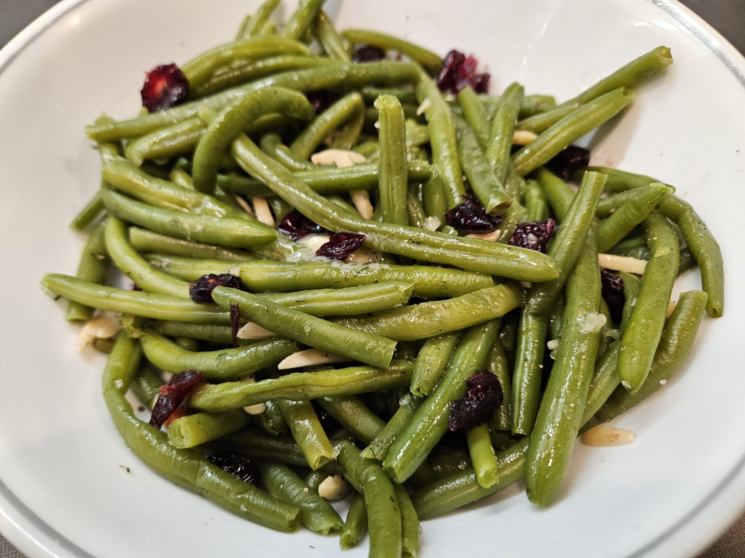 Cranberry & Almond Green Beans - Joyful Little Things